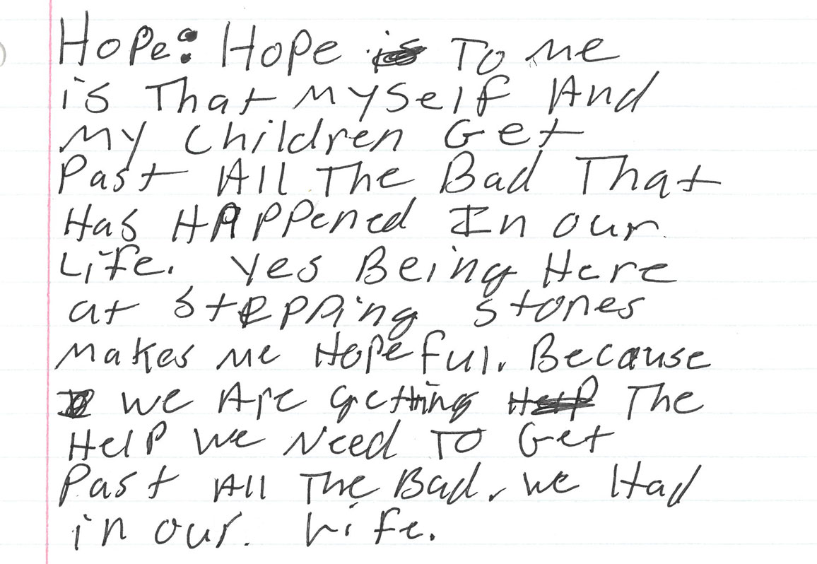 hope-reflection - Stepping Stones Agencies